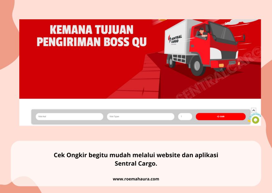 Cek Ongkir Sentral Cargo, Emang Semudah itu!